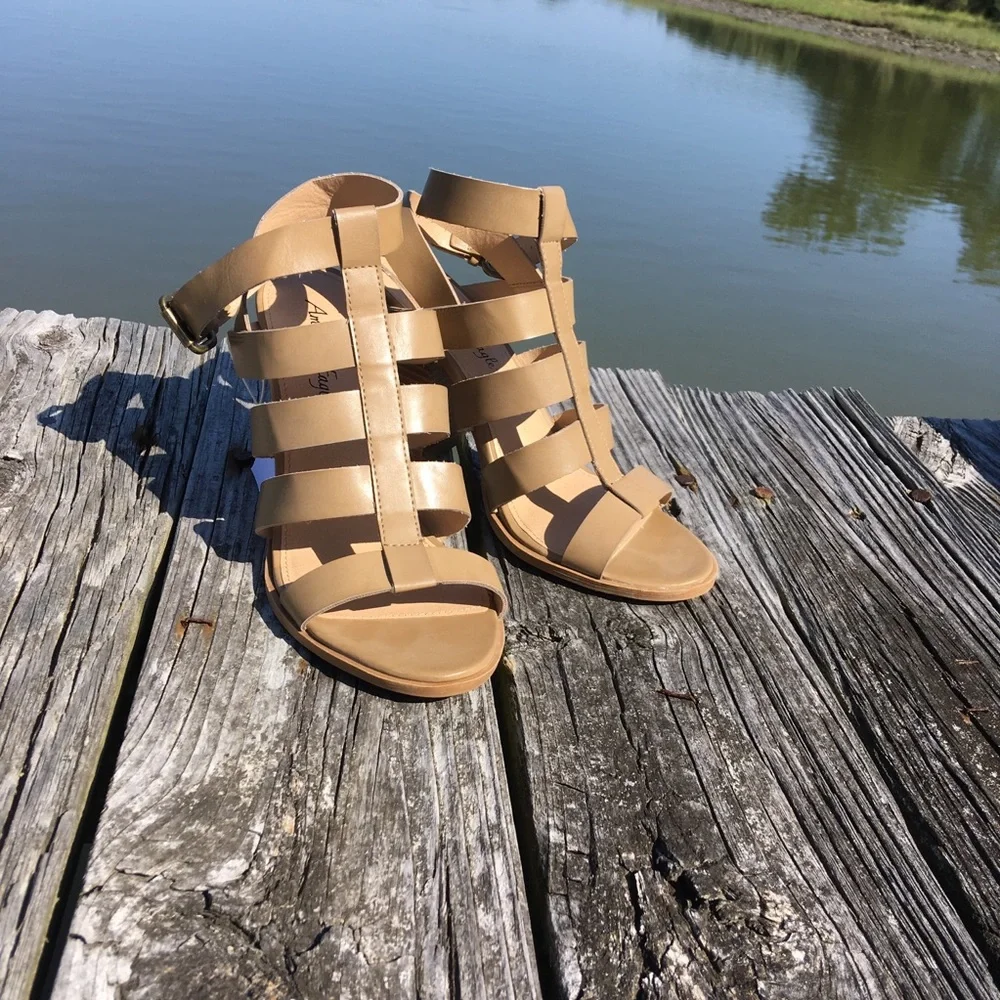 American Eagle By Payless | Shoes | Host Pick Sandals High Heels Wrap 8 ...